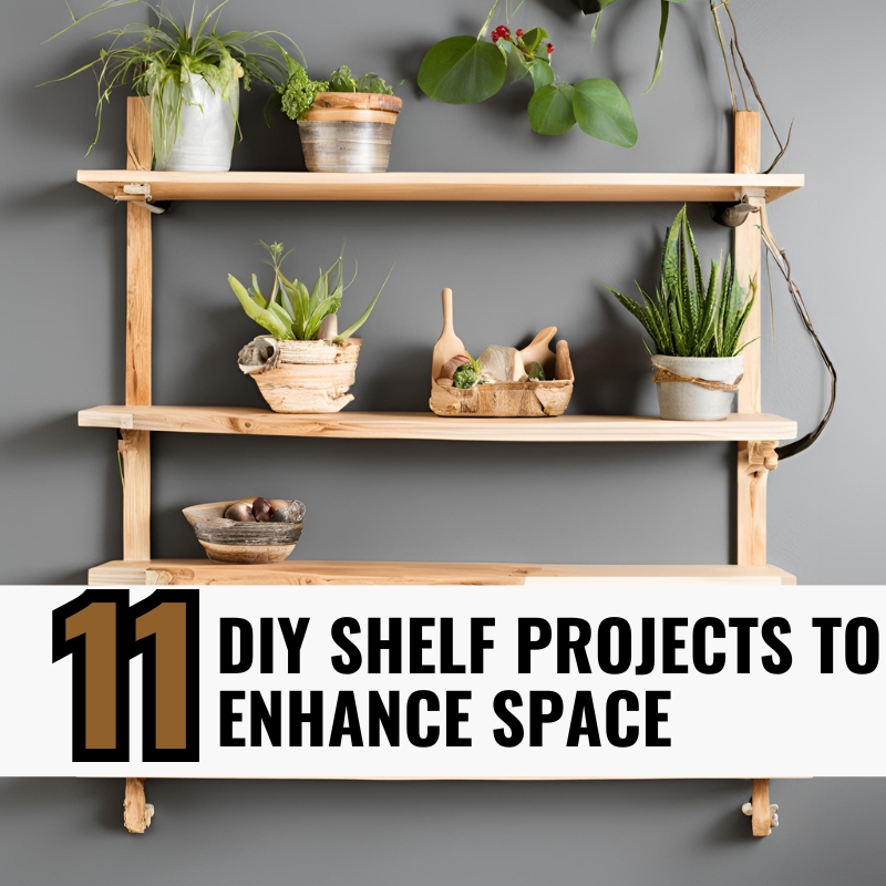11 DIY Shelf Projects to Enhance Space - Susie Harris