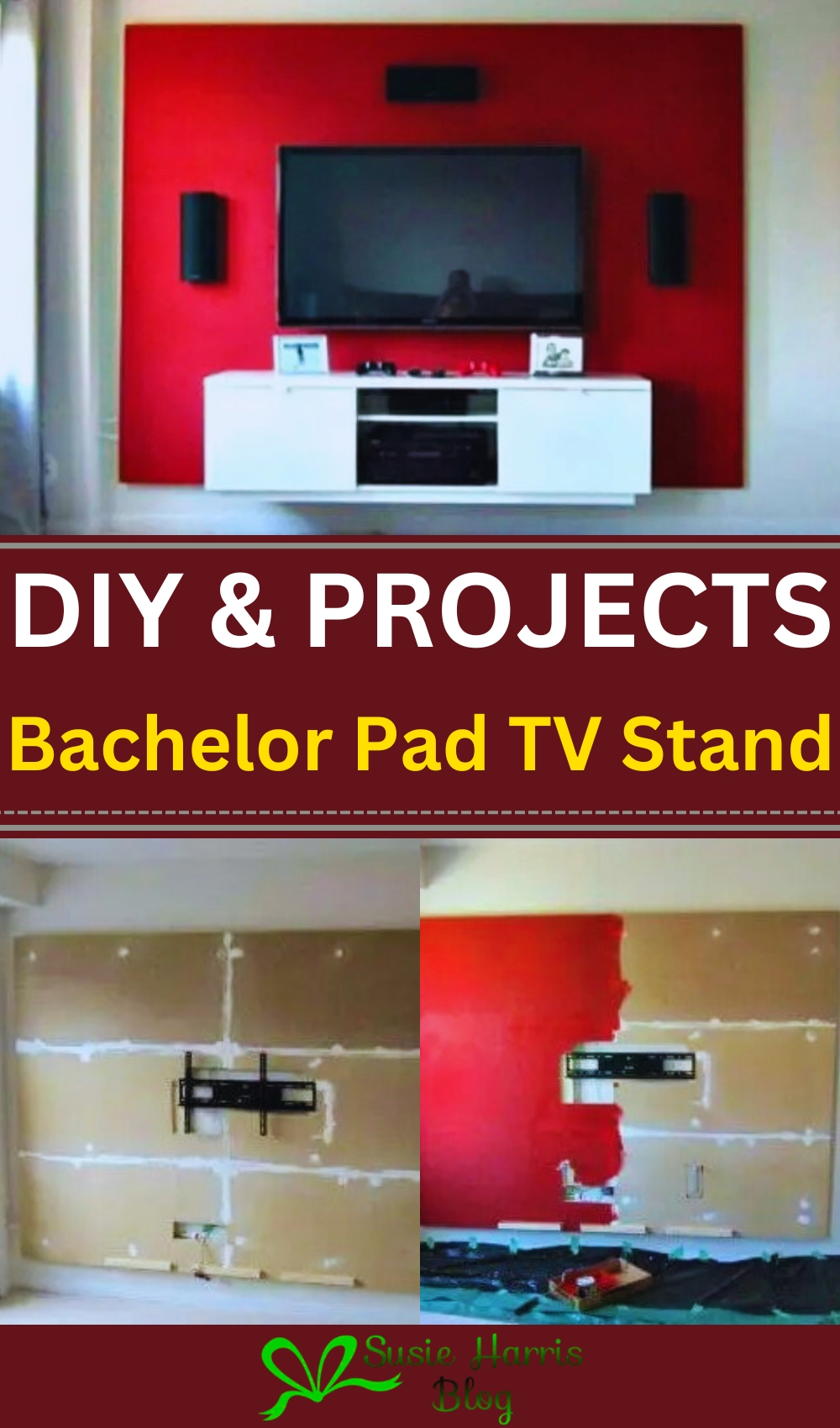 12 DIY Unbelievable TV Stand Projects - Susie Harris