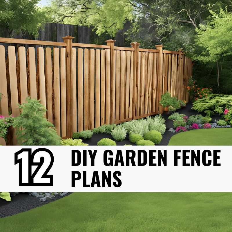 12 DIY Garden Fence Plans - Susie Harris