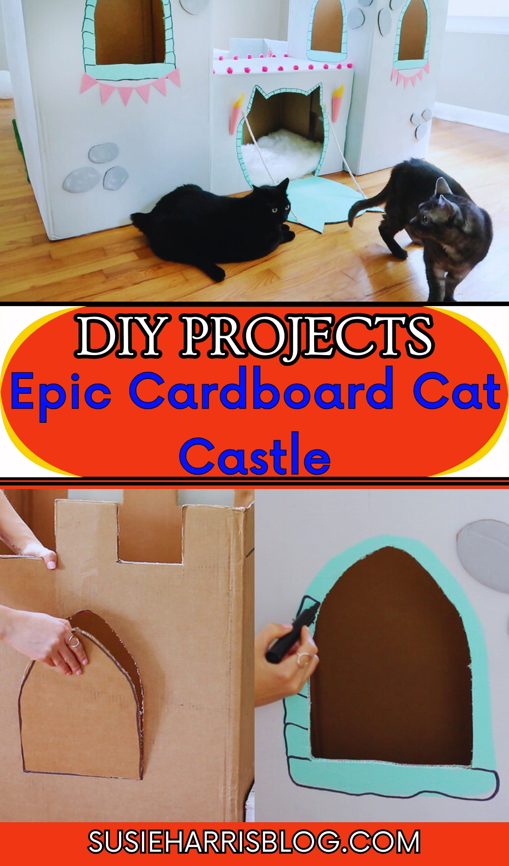 15 DIY Cat Playhouse Ideas - Susie Harris