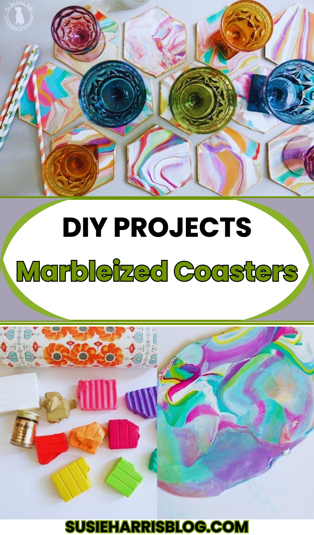 13 DIY Coasters Projects For Entertainment - Susie Harris