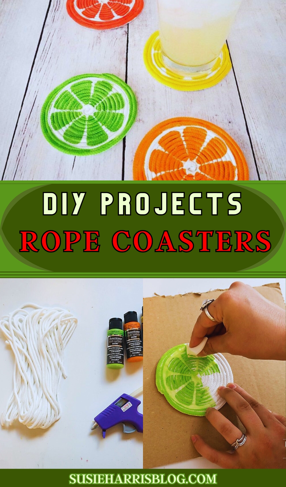 13 DIY Coasters Projects For Entertainment - Susie Harris