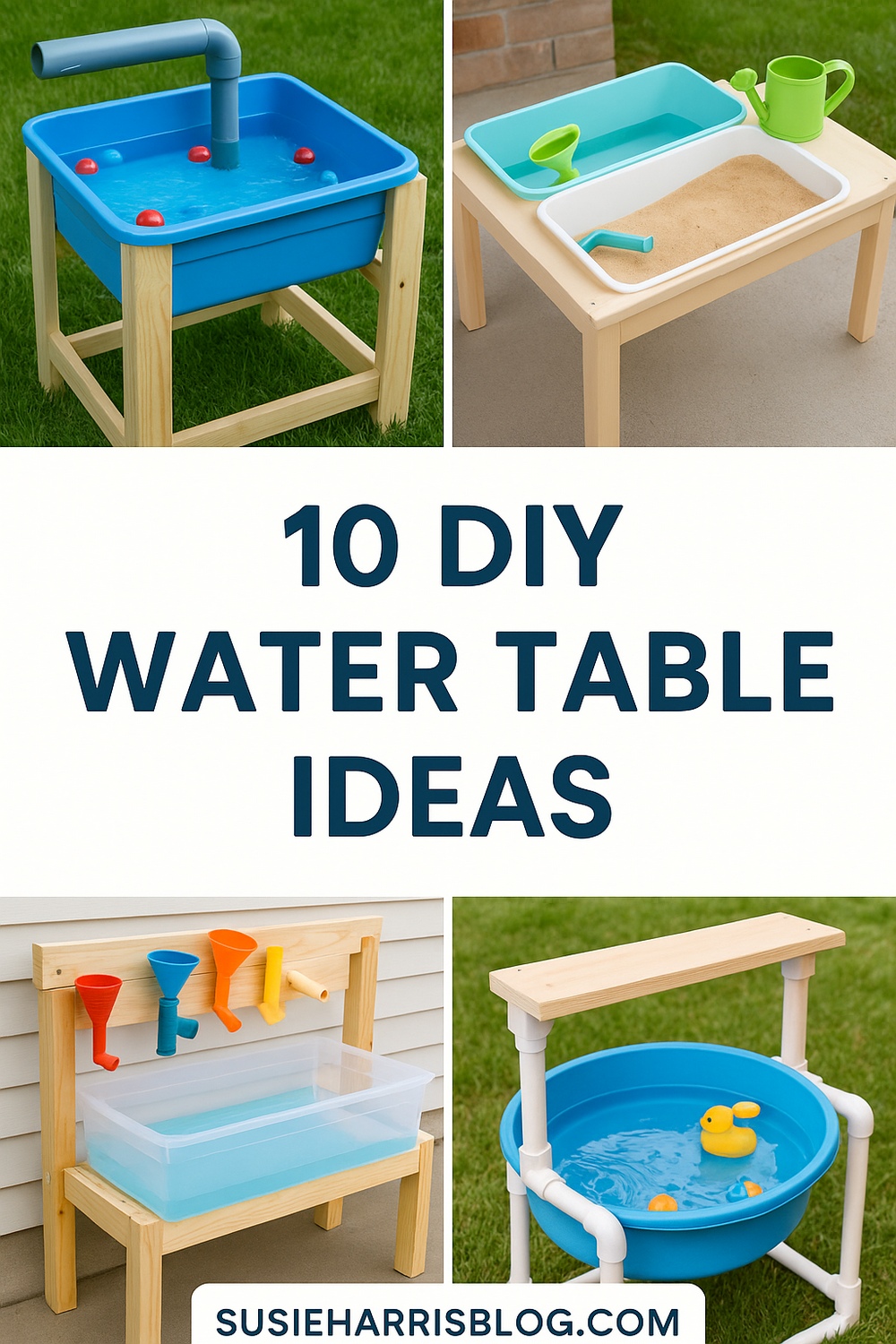 10 DIY Water Table Ideas - Susie Harris Blog