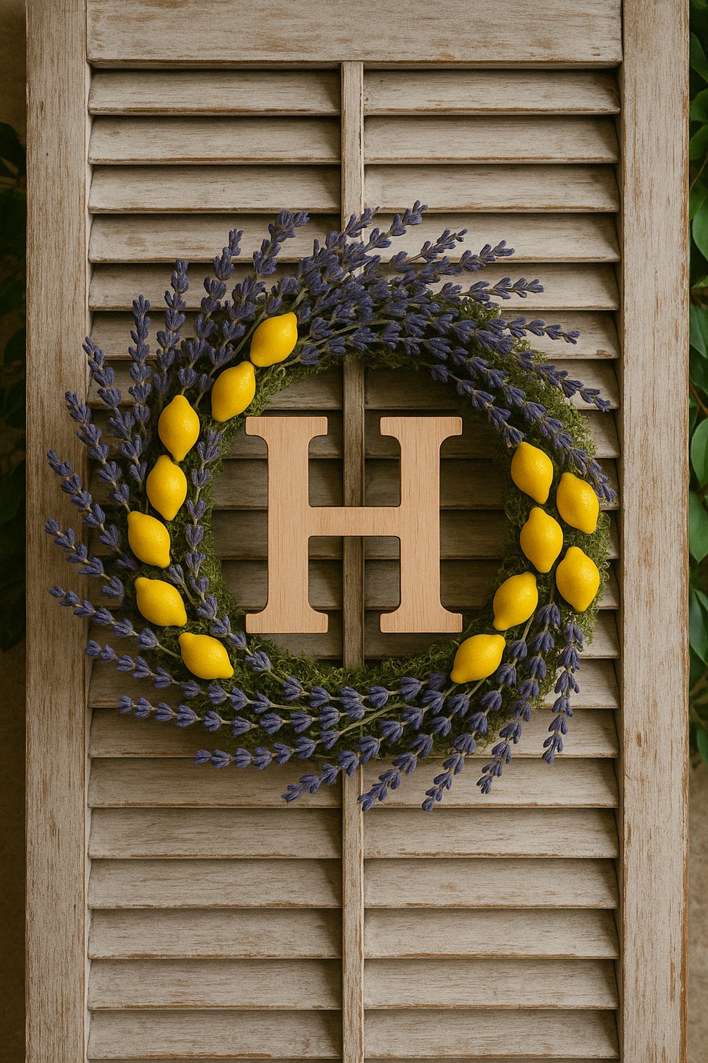 10 Lavender Lemon Summer Wreath Ideas - Susie Harris