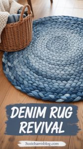 18 Upcycled Denim Home Décor Ideas - Susie Harris Blog