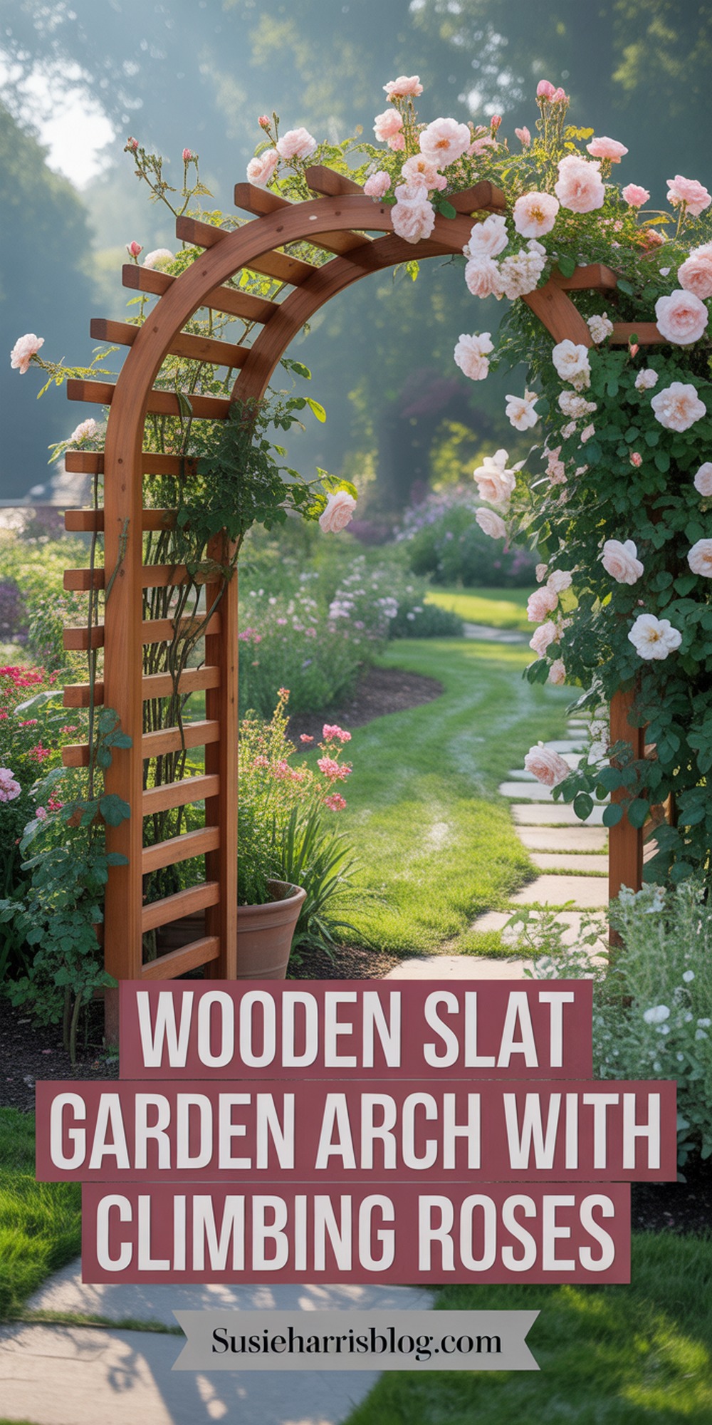 18 Garden Arch Trellis Walkway Ideas - Susie Harris